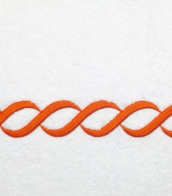 PRATESI Cotton Treccia Bath Sheet - Orange