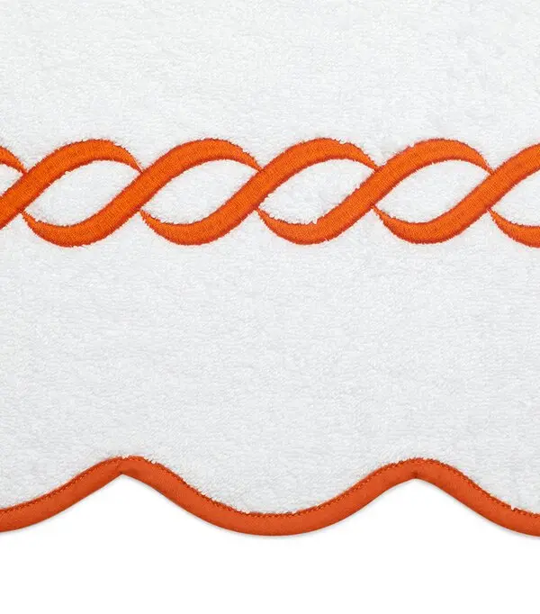 PRATESI Cotton Treccia Bath Sheet - Orange