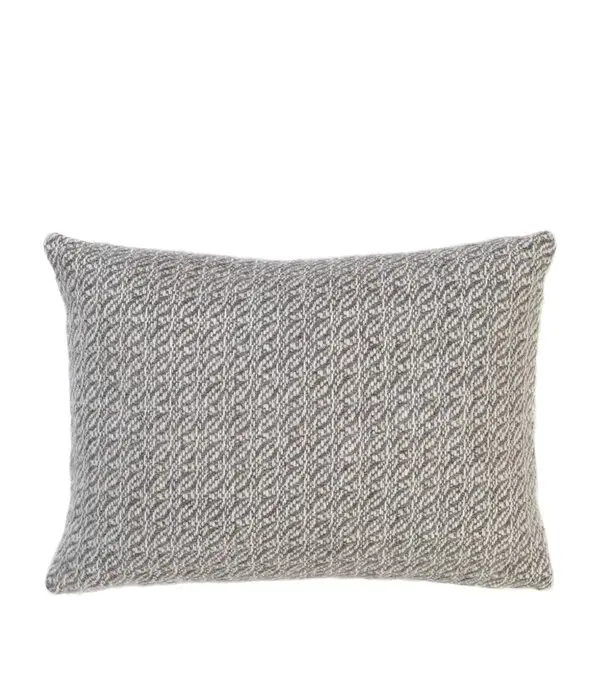 ARAMINTA CAMPBELL Alpaca-blend Fern Cushion - Grey