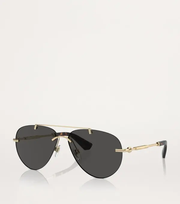 Burberry Acetate Be3151 Aviator Sunglasses