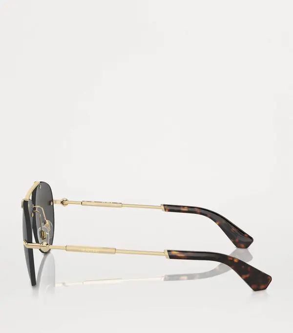 Burberry Acetate Be3151 Aviator Sunglasses