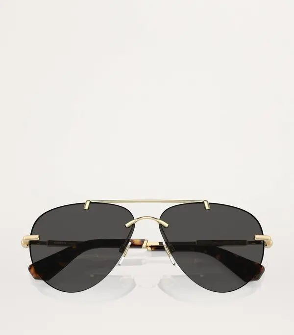 Burberry Acetate Be3151 Aviator Sunglasses