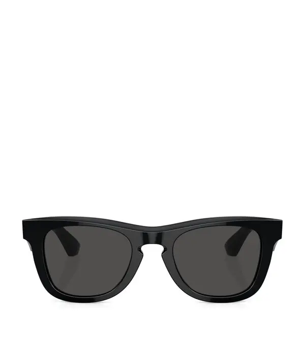 Burberry Acetate Square Frame Sunglasses - Black