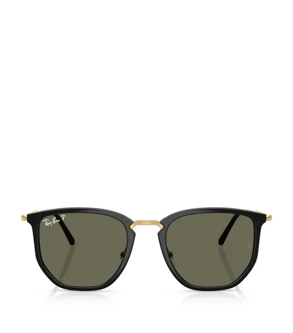 Ray-ban Irregular Sunglasses - Black