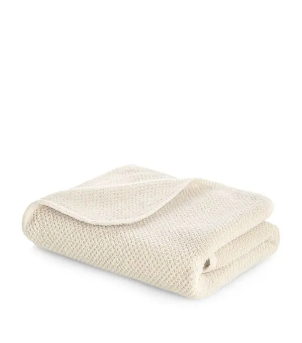 GRACCIOZA Bee Waffle Washcloth - Neutral