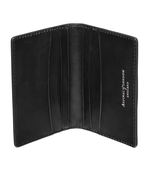 ASPINAL OF LONDON Leather Double Fold Card Holder