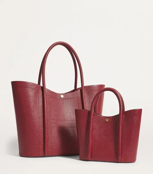 Harrods Pebbled Leather Tote Bag