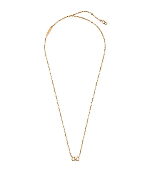 Valentino Garavani Vlogo Necklace - Gold