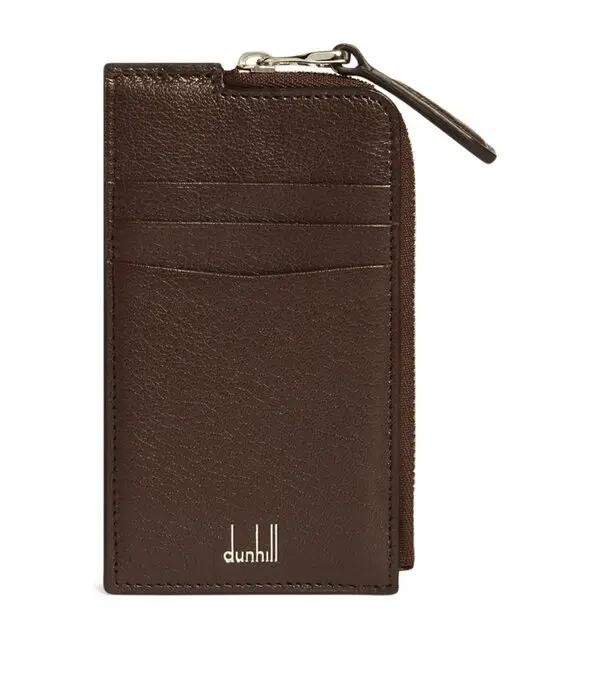 Dunhill Goatskin Duke Fine Card Holder - Brown