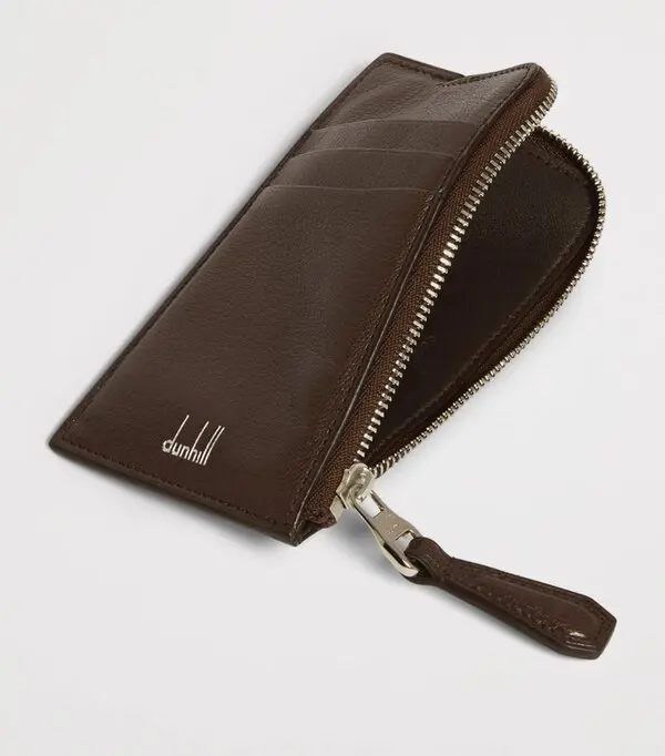 Dunhill Goatskin Duke Fine Card Holder - Brown