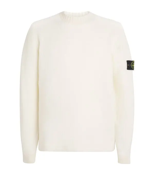 Stone Island Wool-blend Textured Sweater