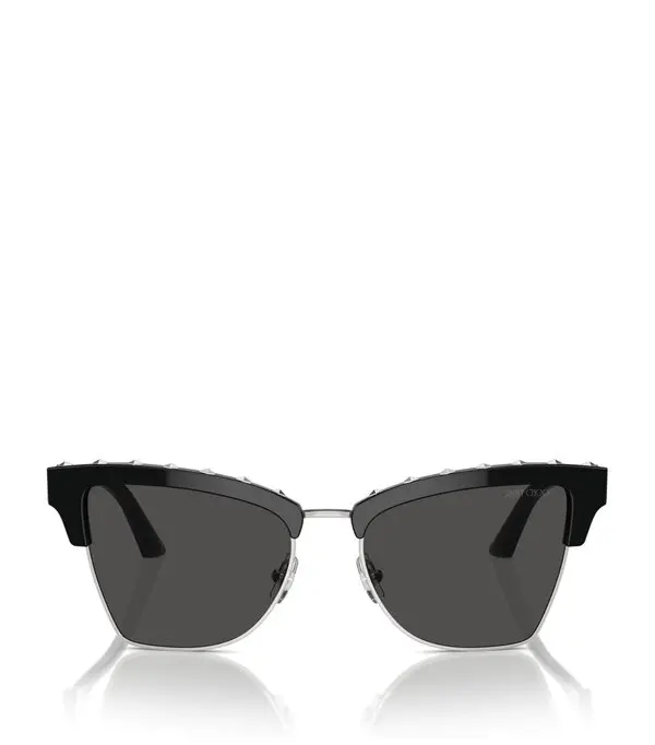 JIMMY CHOO Acetate Jc5014 Sunglasses - Black