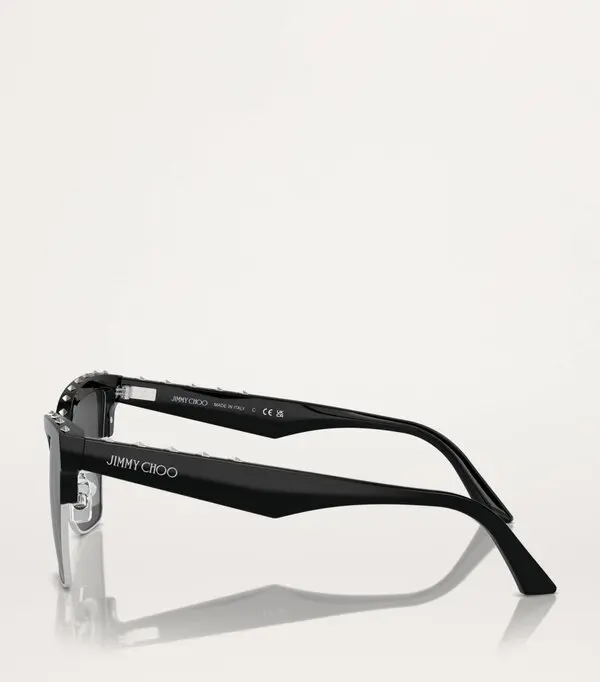 JIMMY CHOO Acetate Jc5014 Sunglasses - Black