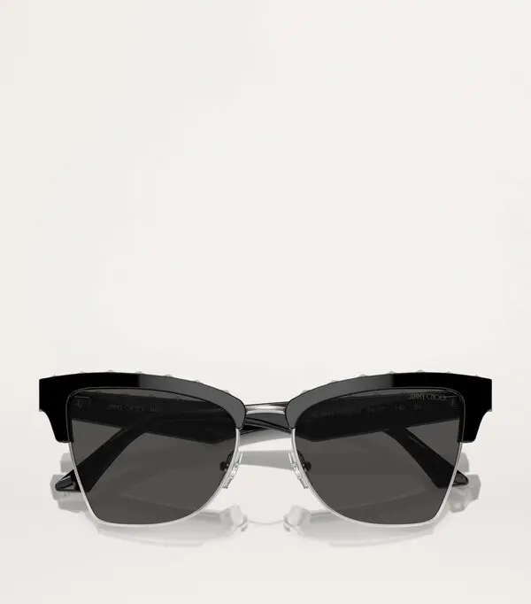 JIMMY CHOO Acetate Jc5014 Sunglasses - Black