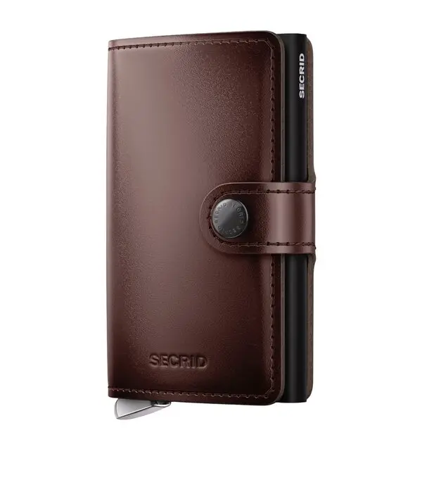 SECRID Dusk Leather Miniwallet - Brown