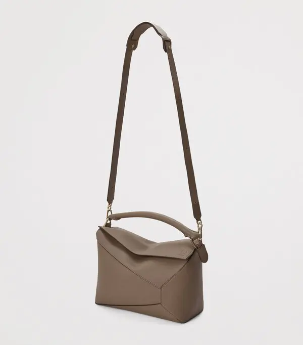 Loewe Medium Puzzle Edge Top-handle Bag - Brown