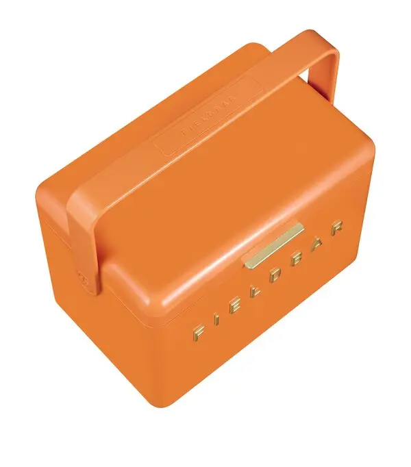 FIELDBAR Mini Bar Cooler Box With Leather Sling - Orange