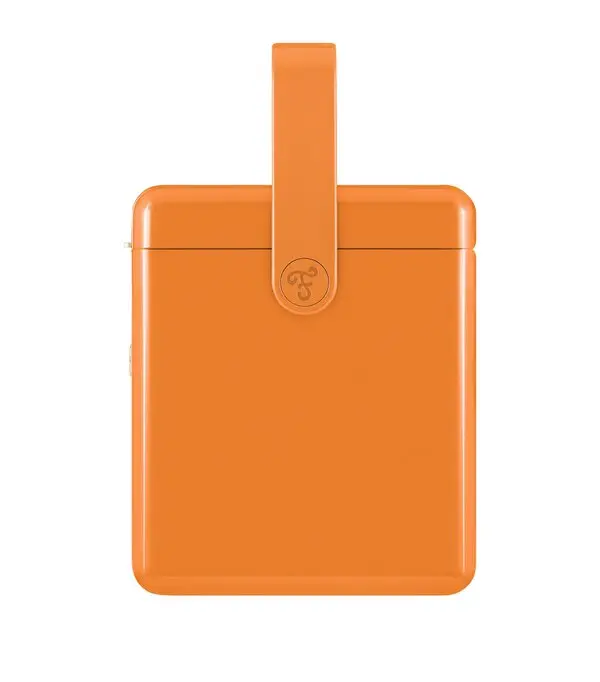 FIELDBAR Mini Bar Cooler Box With Leather Sling - Orange
