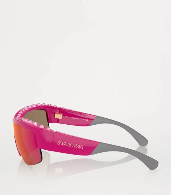 SWAROVSKI Embellished Sk6014 Sunglasses - Pink