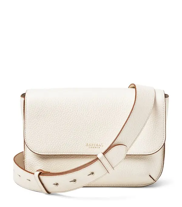 ASPINAL OF LONDON Leather Ella Grande Cross-body Bag - Neutral
