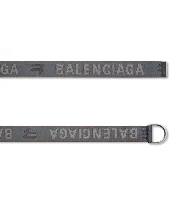 Balenciaga Logo D-ring Belt