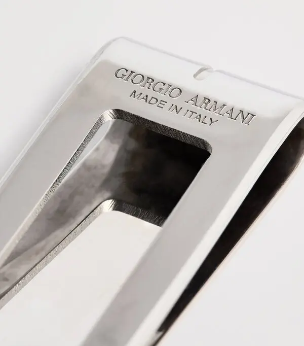 Giorgio Armani Sterling Silver Tie Clip