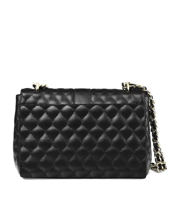 ASPINAL OF LONDON Small Lottie Quilted Leather Cross-body Bag