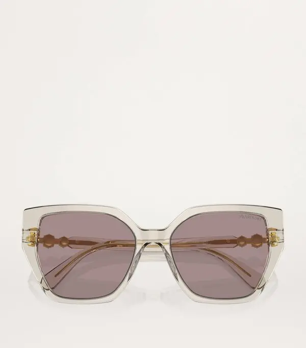 SWAROVSKI Acetate Sk6016 Sunglasses - Green