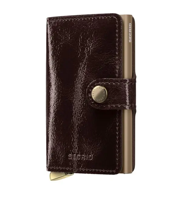 SECRID Leather Miniwallet - Brown