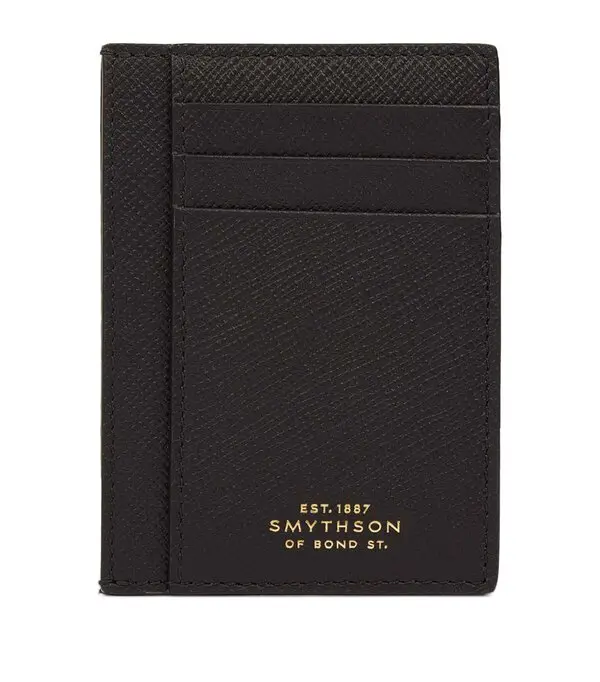 Smythson Panama Leather Compact Card Holder