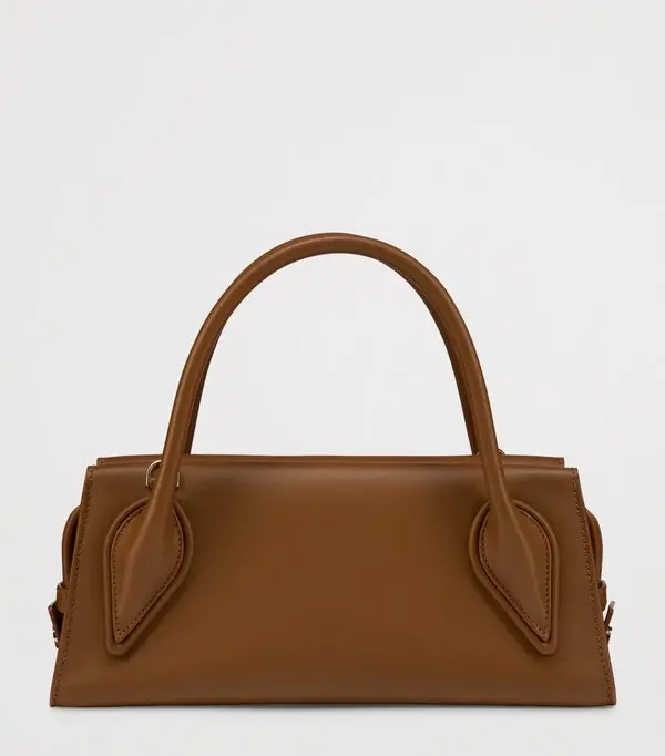 CHRISTIAN LOUBOUTIN Venus Mini Leather Crossbody Bag - Brown