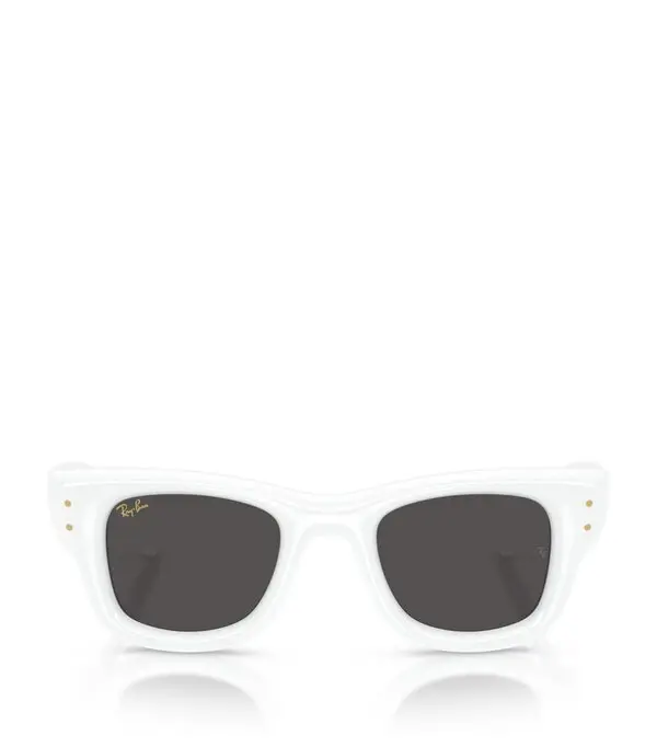 Ray-ban X A$ap Rocky Wayfarer Puffer Sunglasses - White