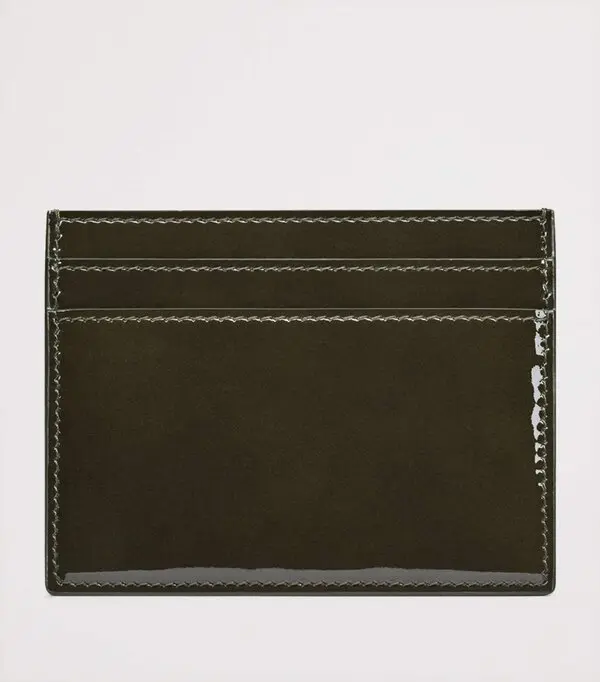 Saint Laurent Patent Leather Logo Card Holder