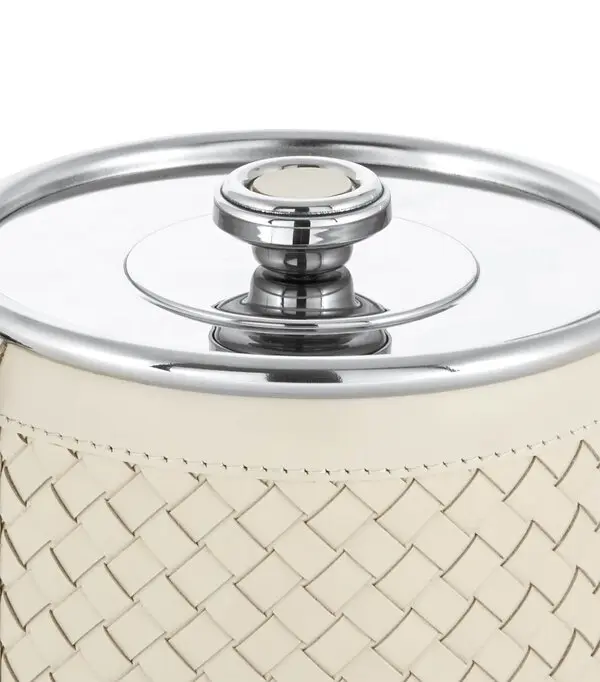 RIVIERE Leather Menfi Ice Bucket
