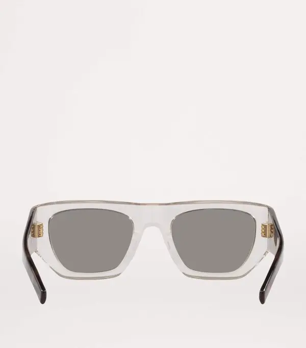 Saint Laurent Sl 740 Pillowed Square Sunglasses - Brown