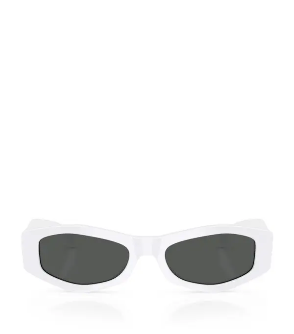 Versace Irregular Sunglasses - White