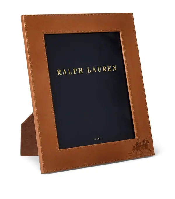 Ralph Lauren Leather Garrett Frame - Brown