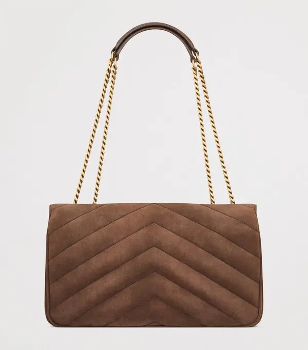 Saint Laurent Medium Loulou Shoulder Bag - Brown