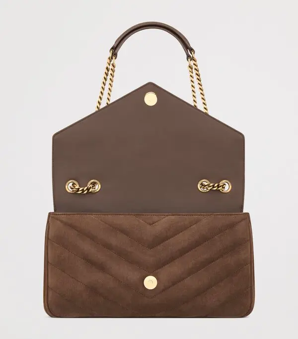 Saint Laurent Medium Loulou Shoulder Bag - Brown