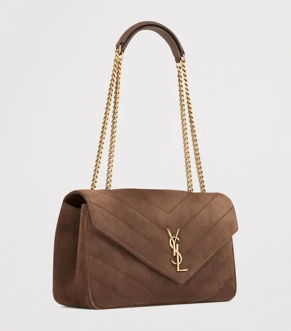 Saint Laurent Medium Loulou Shoulder Bag - Brown