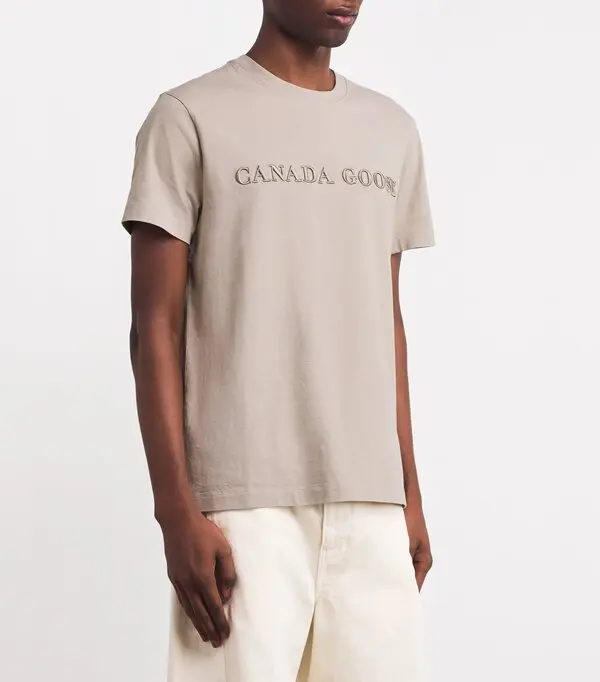 Canada Goose Cotton Embroidered Emerson T-shirt