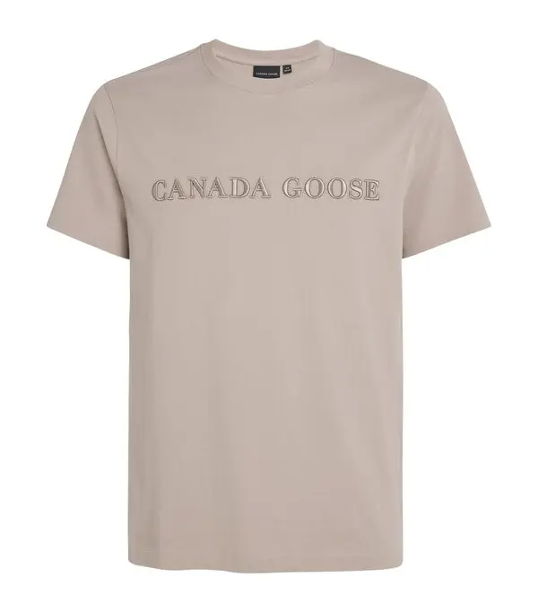 Canada Goose Cotton Embroidered Emerson T-shirt - Green