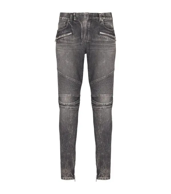 Balmain Slim Biker Jeans