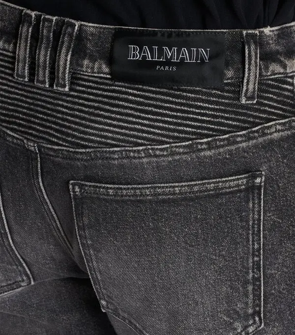 Balmain Slim Biker Jeans