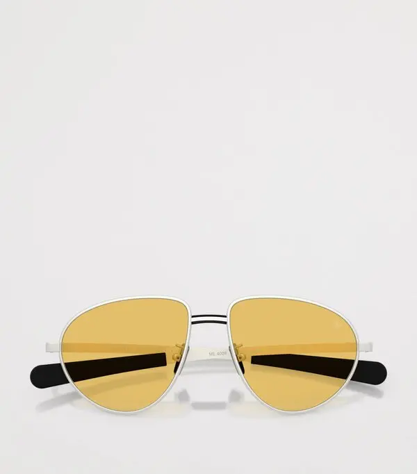 Moncler Metal Me4009 Sunglasses - Silver
