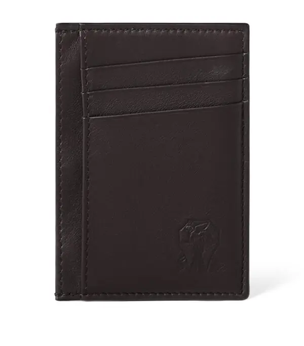 Brunello Cucinelli Leather Card Holder - Brown