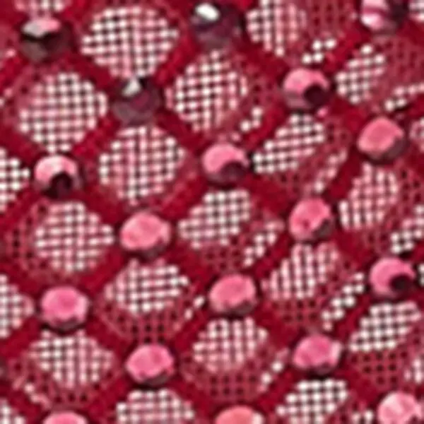 JIMMY CHOO Embellished Bon Bon Top-handle Bag - Red