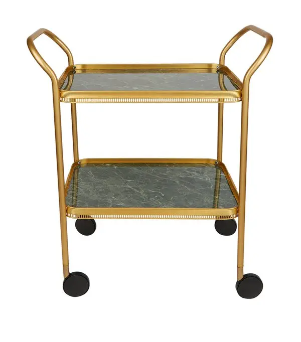KAYMET Marble Two-tiered Trolley - Green