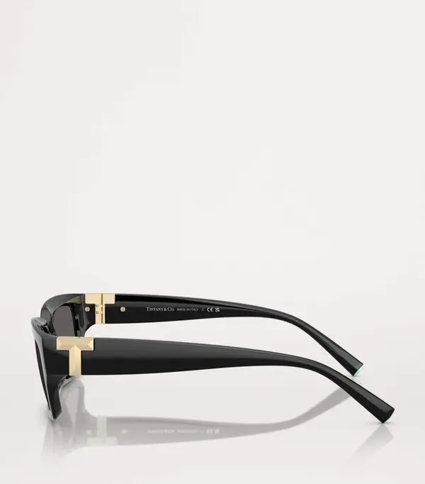 Tiffany & Co. Acetate Rectangular Sunglasses - Black