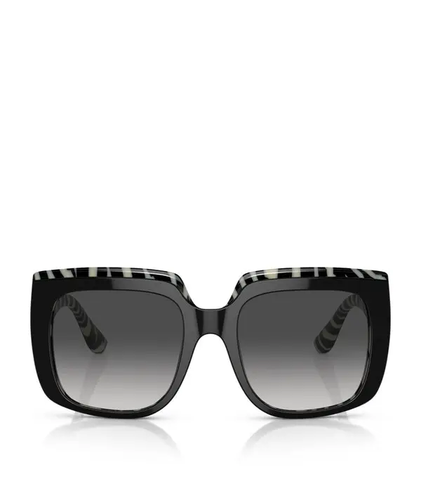 Dolce & Gabbana Acetate Square Sunglasses - Black